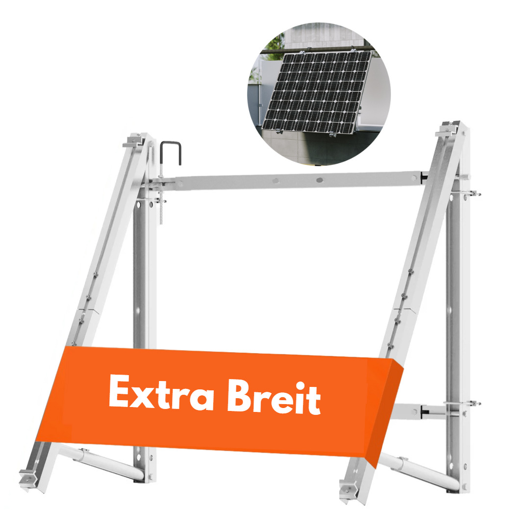 Balkonkraftwerk Halterung Extra Breit